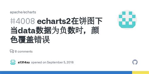 Echarts2在饼图下当data数据为负数时，颜色覆盖错误 · Issue 4008 · Apacheecharts · Github