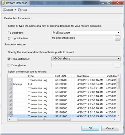 The Database Recovery Advisor In Sql Server 2012 Sqlservercentral