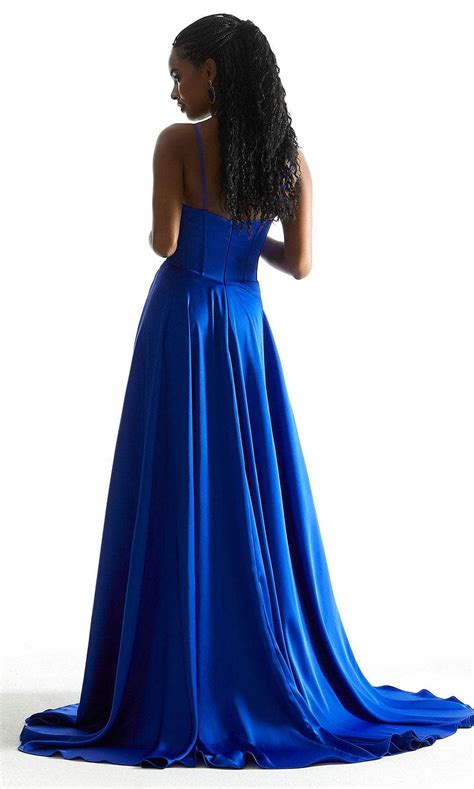 Mori Lee 49011 Satin Cowl Prom Dress Couture Candy