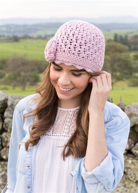 Crochet Pattern Lilac And Lace Cloche Hat Etsy