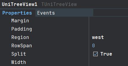 How To Set Split Width Of TuniTreeView With UniAlignmentclient General UniGUI Discussion Forums