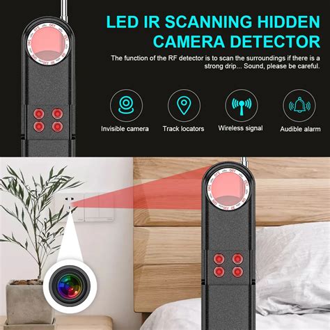 Hidden Camera Gps Tracker Anti Spy Bug Detector Rf Signal Scanner
