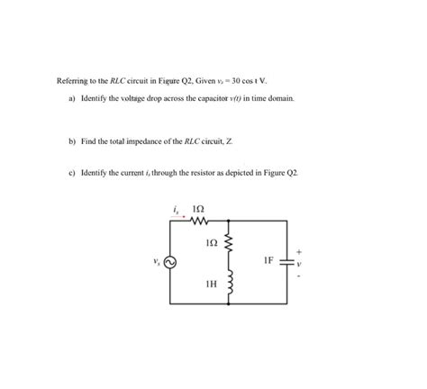 Solved Referring To The RLC Circuit In Figure Q Given Vs Chegg