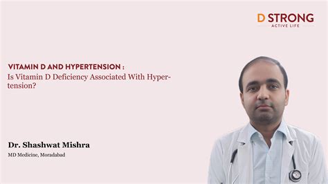 Dr Shashwat Mishra Addresses The Lack Of Awareness Surrounding Vitamin