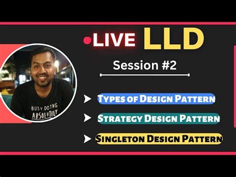 Live LLD Session2 Low Level Design Pattern Classification Strategy