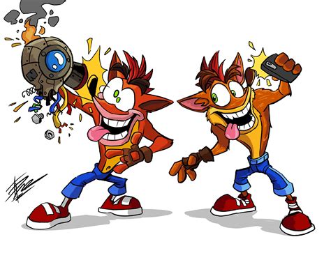 Crash Bandicoot Drawings
