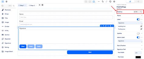 Signature Field Bit Apps
