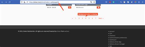 Single Store Page Inconsistent Behavior Of Pagination On The Single Store Page · Issue 1805