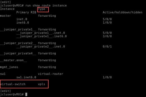 Virtual Switch On Vmx Unit Switching