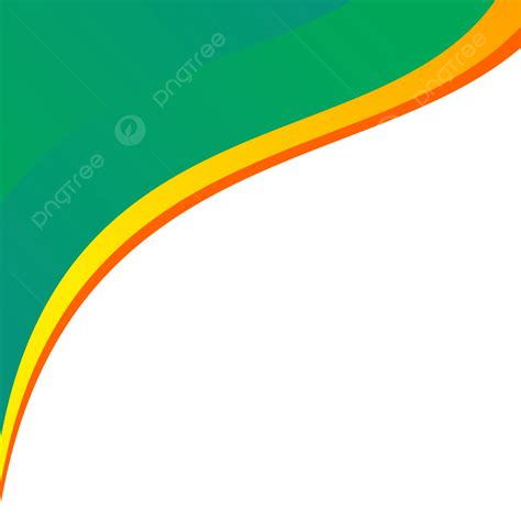 Green Curve Corner Shape Luxury Certificate Banner Elements Vector