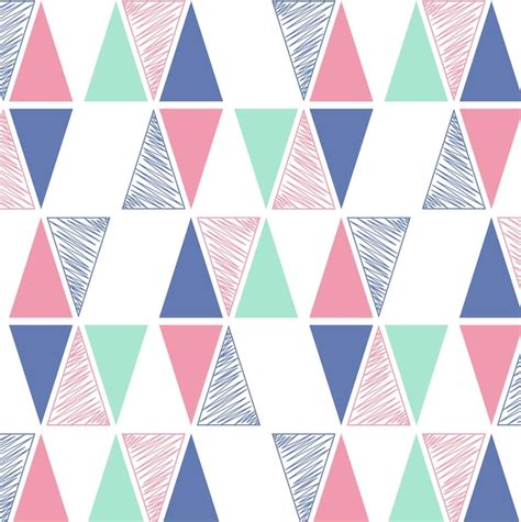 Premium Vector Seamless Triangle Pattern It Can Be Used For Background Footage Wallpaper Etc