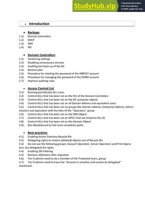 Active Directory Security Assessment Adsa Pdf Operating Systems Computer Software And