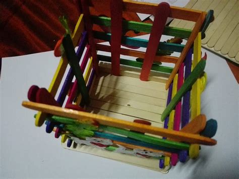 โครงงานสิ่งประดิษฐ์จากไม้ไอติม