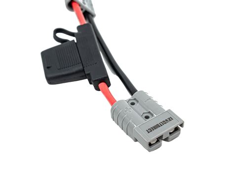 Inline 50 Amp Maxi Blade Fuse Holder With Anderson Style Plugs