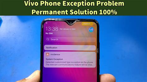 Permanent Solution Vivo Phone Exception Problem After Updating Youtube