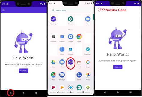 Flyout Navigation Android Toolbar Disappears If We Close App Via Back Button And Re Open It