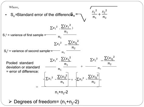 T Test Statistic PPT