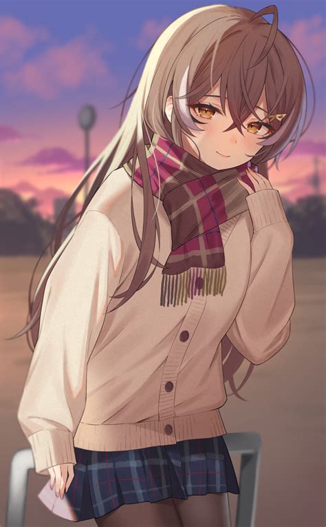 Nanashi Mumei Nanashi Mumei Ch Mobile Wallpaper By Iro Aotake Zerochan Anime