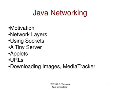 Ppt Java Networking Powerpoint Presentation Free Download Id3099364