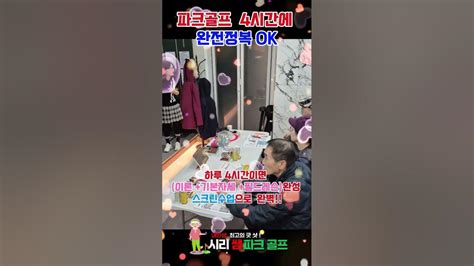 하루4시간 파크골프 배우기 속성반 이론 자세교정 실습 파크골프배우기 파크골프 라운딩 파크골프레슨 Youtube