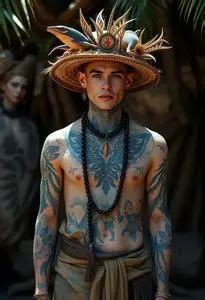 Tattoo Fantasy Island Costume Face Swap