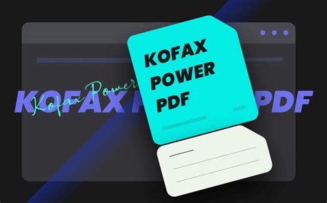 A Complete Introduction To Kofax Power Pdf And Its Alternative