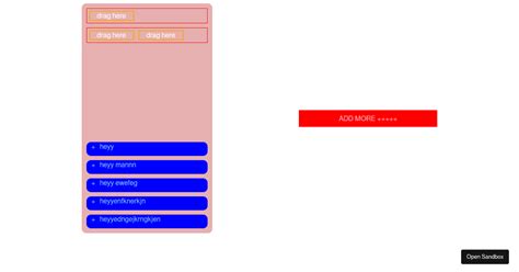 Sortablejs Codesandbox