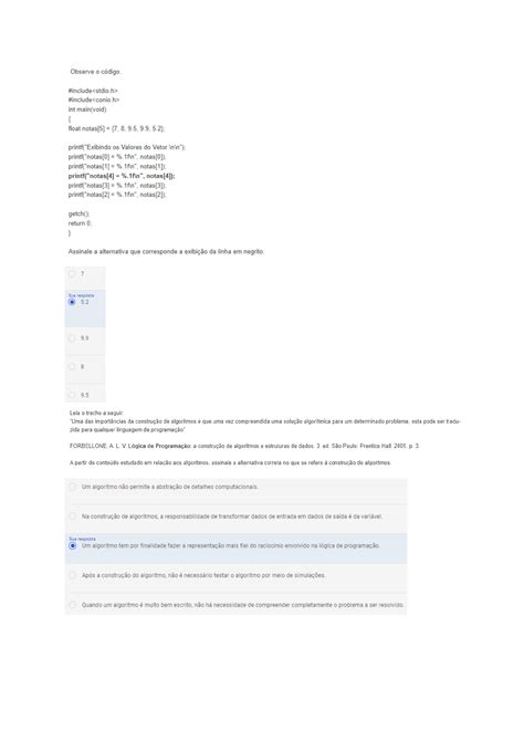 Algoritmos E ProgramaÇÃo N2 Algoritmo E Programação