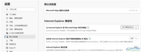 Edge浏览器如何设置兼容模式 Edge浏览器设置兼容模式的方法 极光下载站