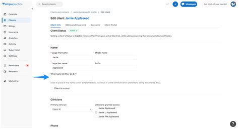 Adding A New Client And Navigating Your Clients And Contacts List Simplepractice Support