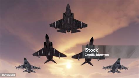 카메라 3d 렌더링 위에 비행 미국 제트 전투기의 다른 유형 전투기에 대한 스톡 사진 및 기타 이미지 전투기 정리 상업용 항공기 Istock