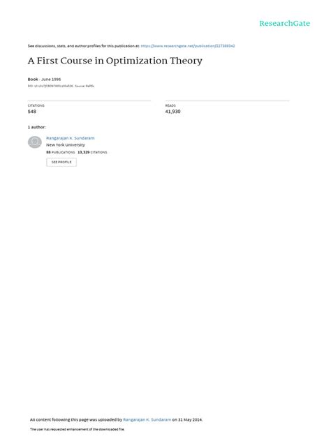 Intro To Optimization Theory Pdf Mathematical Optimization Intro To Optimization Theory Pdf Mathematical Optimization