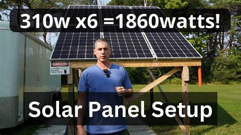 How To Set Up A Solar Array Youtube