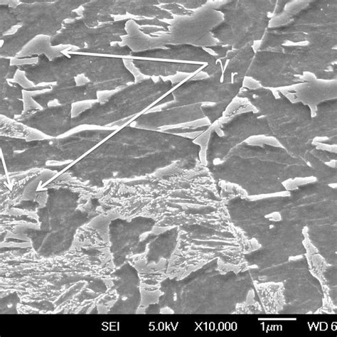 Primary Microstructure Of Bainite With Retained Austenite Before Tempering Download