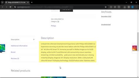 How To Enrich Woocommerce Product Descriptions With Call To Action And Add Basic Html With