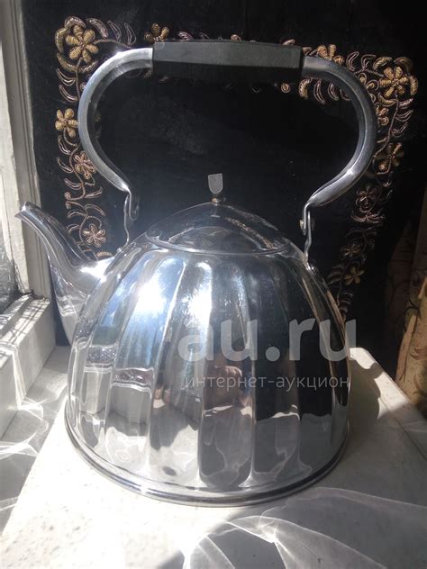 чайник латунь в никеле кольчугино 4 л — купить в Красноярске Состояние Б у Чайники