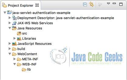 Java Servlet Authentication Example Java Code Geeks