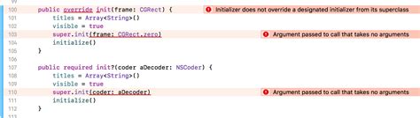 ios why am i getting these swift compiler errors only when i archive