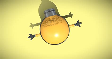 Minions Carl Character 3d Model By Azinkey