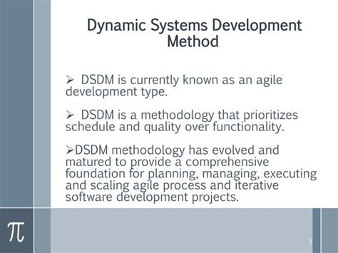 Dynamic Systems Development Method Dsdm Agile Ppt Free Download