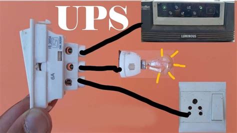 How To UPS Inverter Connection Bypass UPS Fault Problem Solving With Way Switch Problem