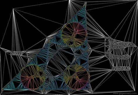 Geometry Problem 1034 Art 01 Delaunay Triangulation Ipad App Trimaginator College Geometry