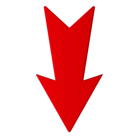 Red Down Arrow Pngs For Free Download