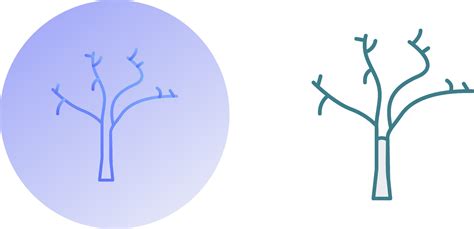 Tree With No Leaves Icon Design Vector Art At Vecteezy
