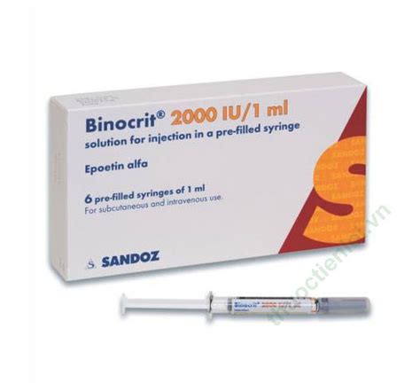 Binocrit 4000iu 0 4ml Inj 6s H 6o Thuốc Tiện Lợi