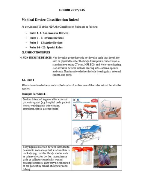 Eu Mdr 2017 Classification Pdf Medicine Medical Specialties Eu Mdr 2017 Classification Pdf Medicine Medical Specialties