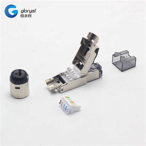 STP FTP RJ Cat Or Cat Connector Toolless Modular Plug China STP Cat Connector
