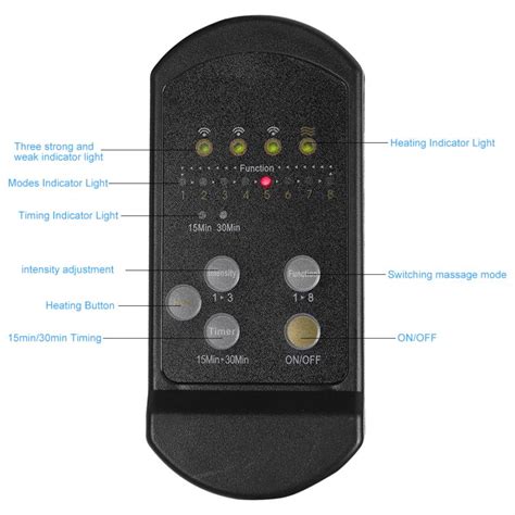Heated Electric Car Neck Lumbar Full Body Massage Vicedeal