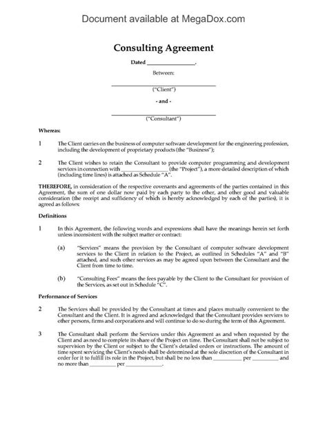 Software Development Agreement Template Free