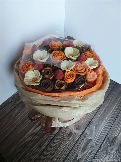 Букет "Апельсиновый Люкс " из шоколада в интернет-магазине Ярмарка ...